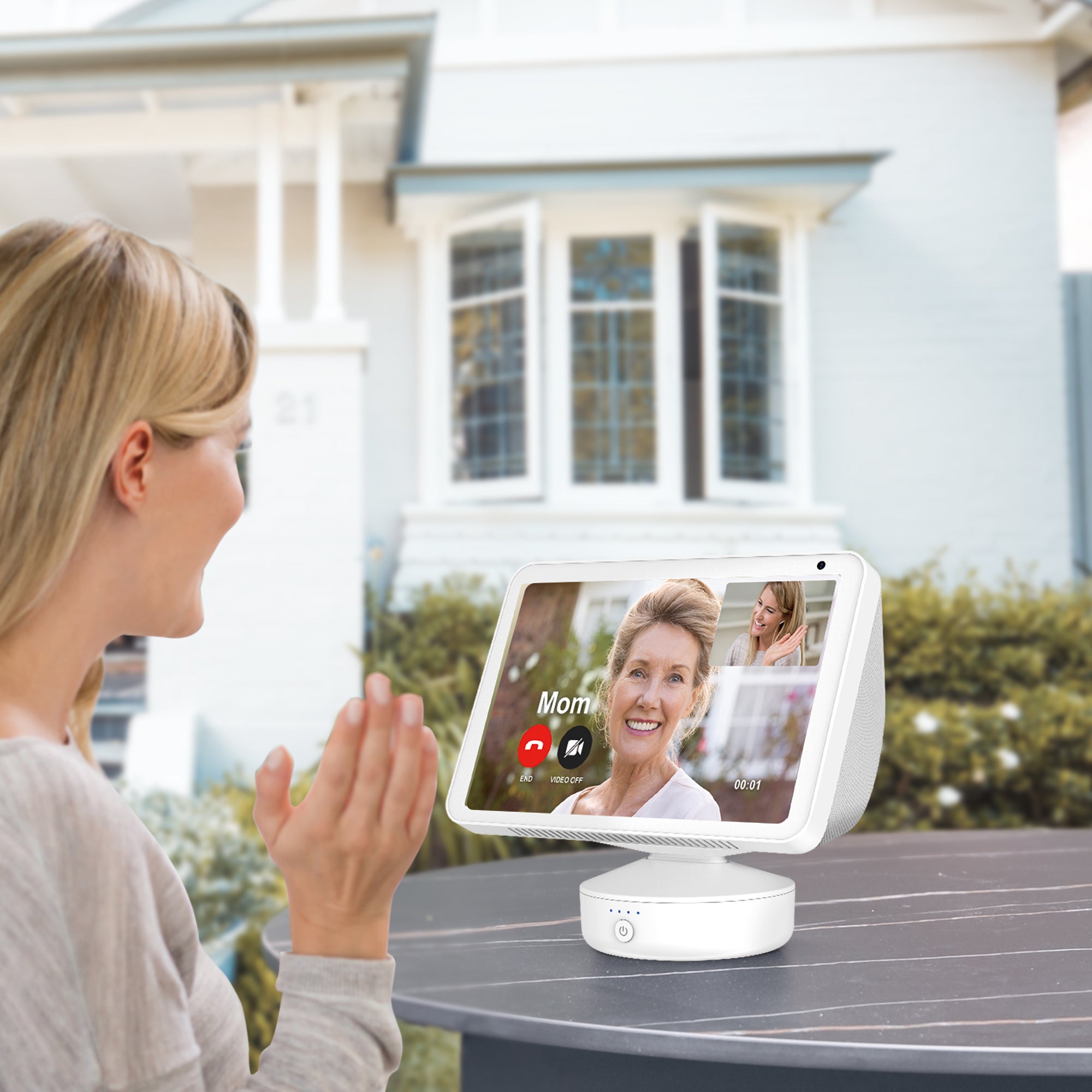 Made for Amazon Alexa Battery Base Echo Dot Wall Mount Holder Stand ...